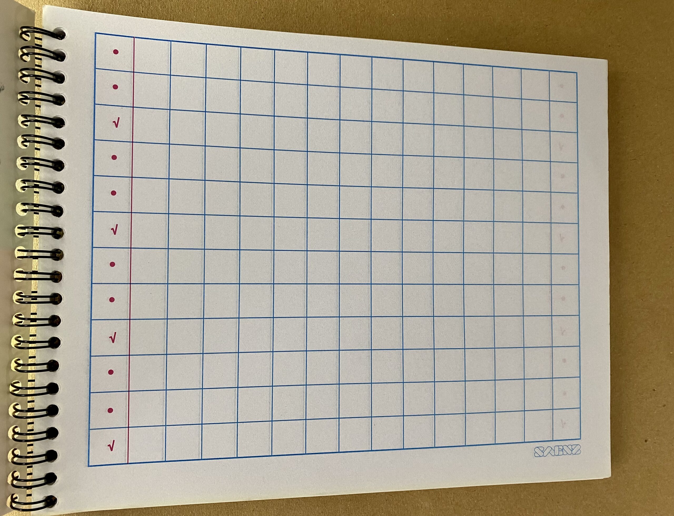 Cuaderno cuadro alemán | Papelerías del Artesano